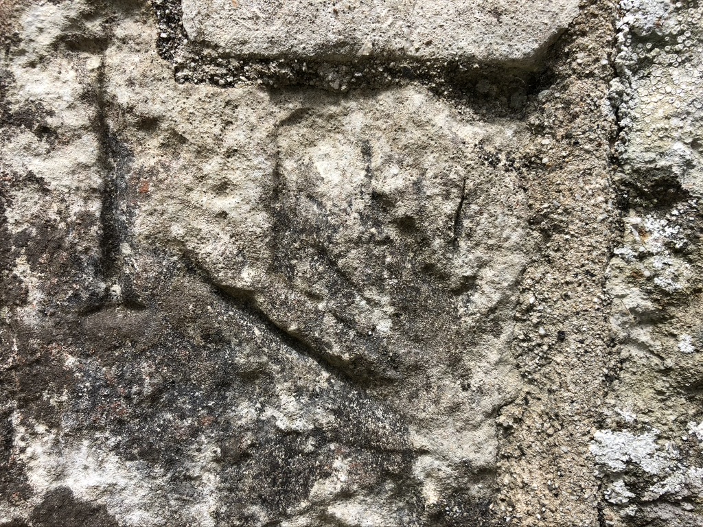 FEOCK . CORNWALL . CHURCH OF ST FEOCK . SCRATCH DIAL – GAUDIUM SUB SOLE ...