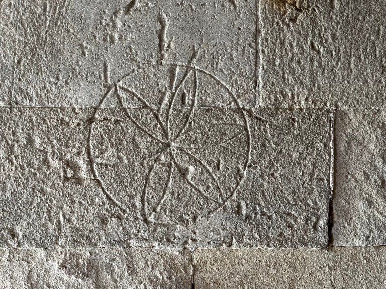 FIDDLEFORD MANOR . DORSET – Hexfoils, Graffiti, Ritual Protection Marks ...