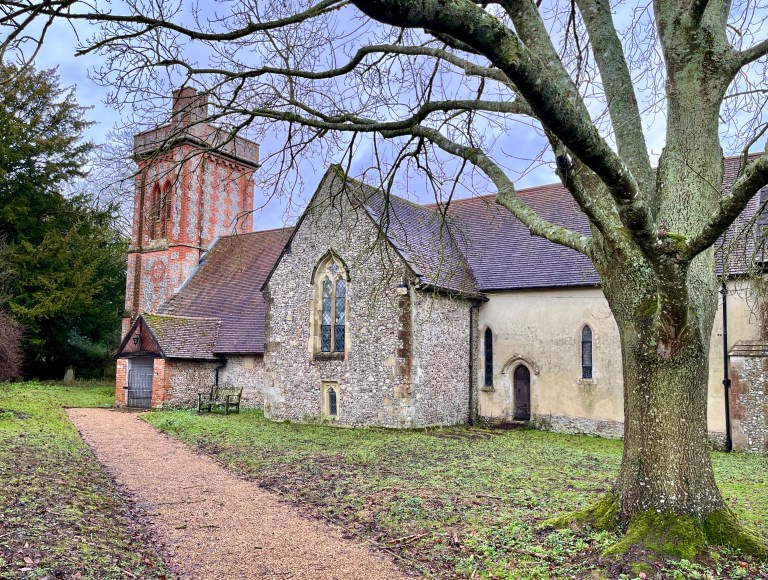 KIMPTON . HANTS . ST PETER & ST PAUL – Scratch Dials – GAUDIUM SUB SOLE ...