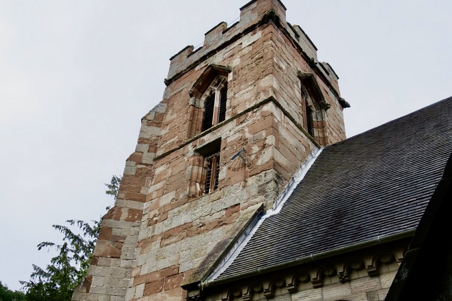 CHURCH of ST MARY . CASTLE BANK . STAFFORD – Vertical Dial (1624 ...