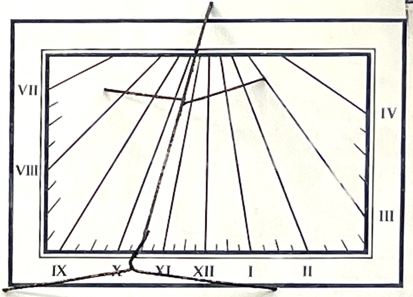 CHRIST CHURCH COLLEGE . OXFORD – Vertical Dial c1750 – GAUDIUM SUB SOLE ...