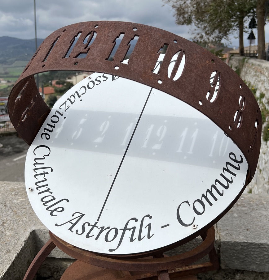 CORCIANO . UMBRIA (1) – Armillary Sphere – GAUDIUM SUB SOLE . SUNDIALS ...