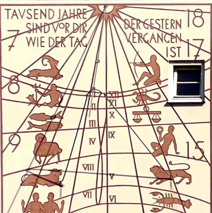 MUNICH . LAIM DISTRICT – Modern Noon Dial – GAUDIUM SUB SOLE . SUNDIALS ...
